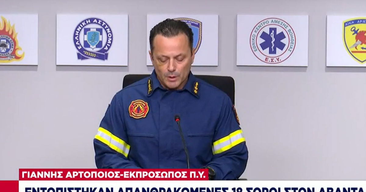 Γ. Αρτοποιός: Επιβεβαίωσε τις σορούς 18 μεταναστών στον Έβρο | Alfavita