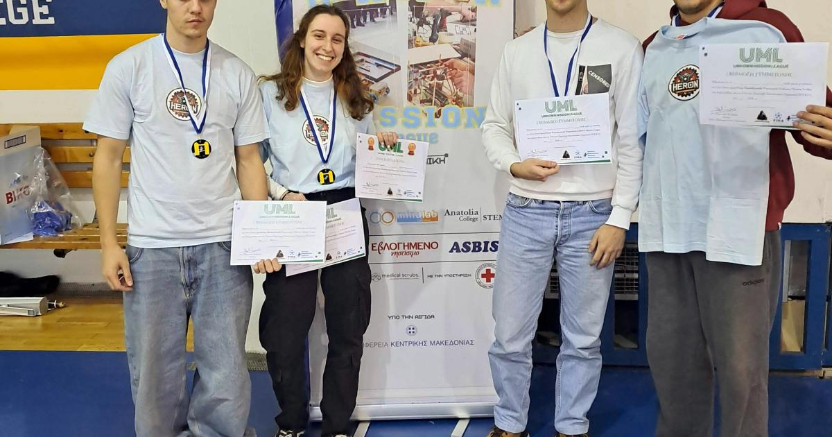 Παν. Μακεδονίας: Διάκριση… με την πρώτη για την ομάδα ρομποτικής «HERON ...