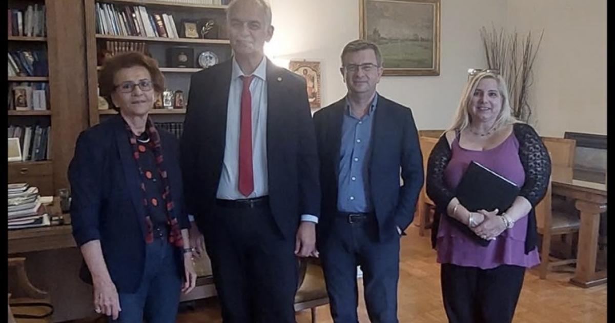 Συνάντηση του Πρύτανη του Γεωπονικού Πανεπιστημίου Αθηνών με τα μέλη ...
