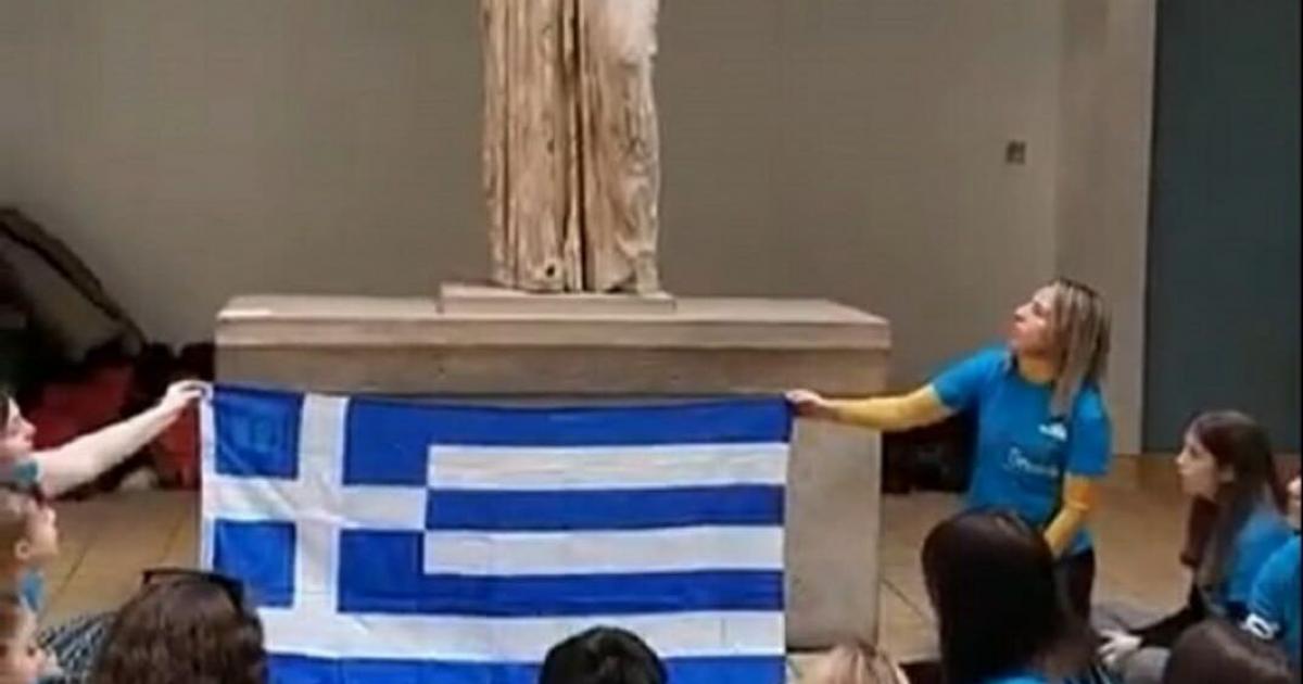 Βρετανικό Μουσείο: Η μουσική διαμαρτυρία Κρητικών μαθητών μπροστά στην ...