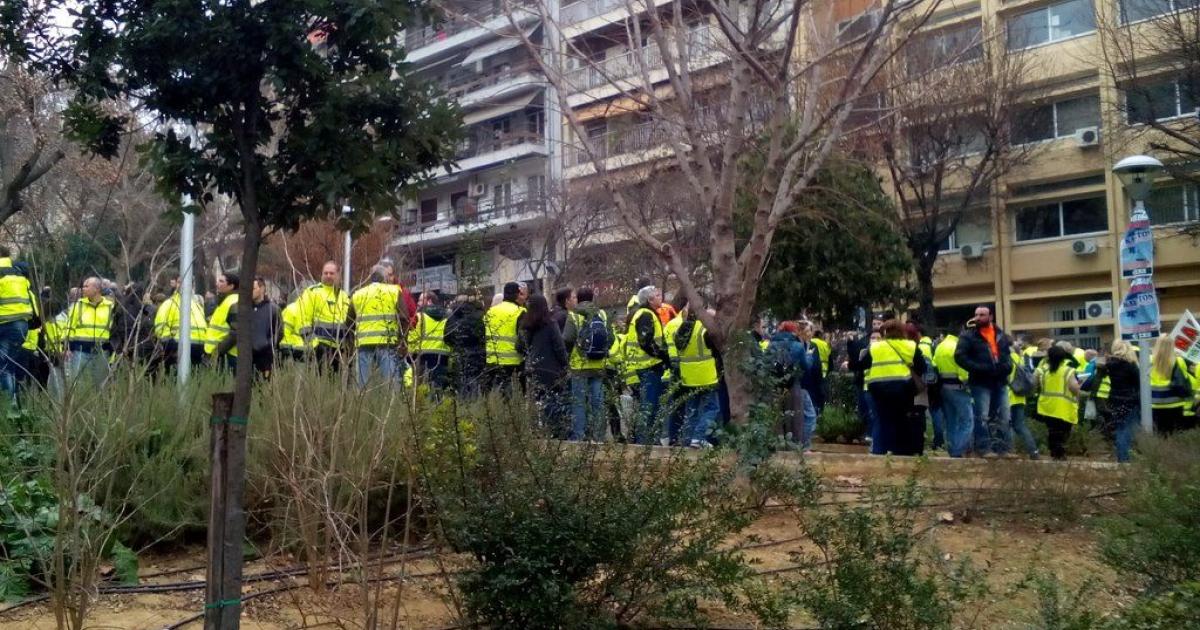 Απομονωμένοι οι εργαζόμενοι της Ελληνικός χρυσός από την πορεία | Alfavita